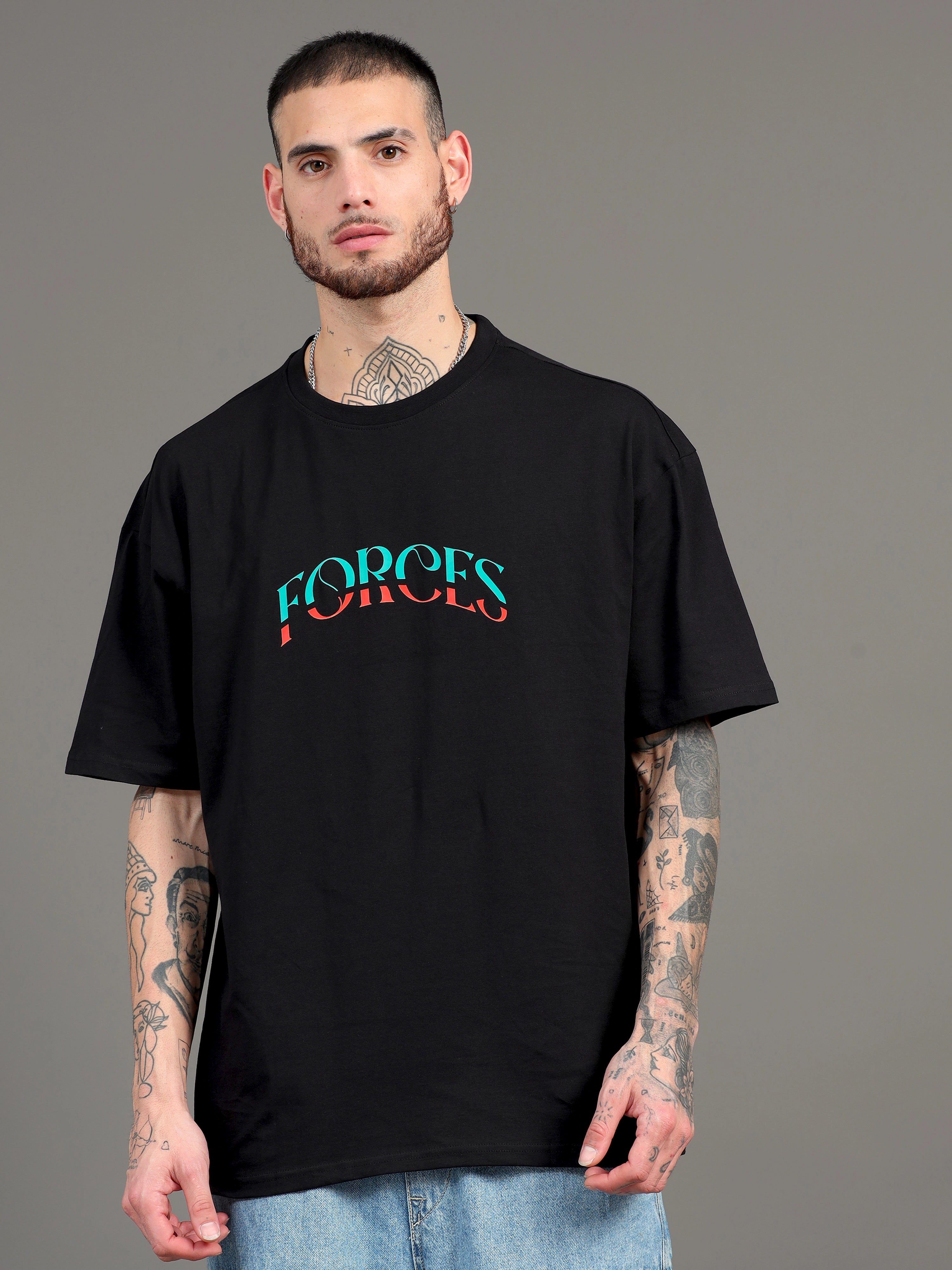 Men Printed Oversized Cotton T-Shirt – SILISOUL
